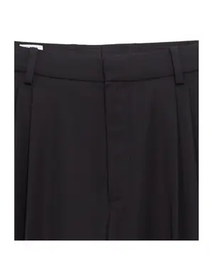 Casablanca Tailoring Pleated Trousers - Black