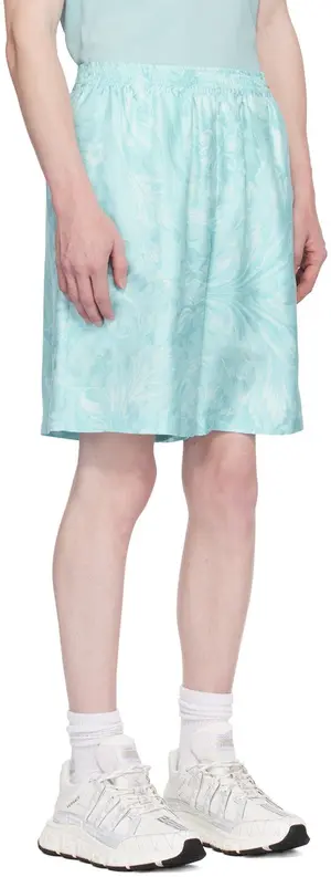 Versace Barocco Print Elasticated Waist Shorts