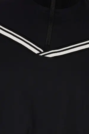 Off-White Zip-up Track Jacket With Logo Detail - Black