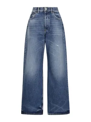 Acne Studios Distressed Wide-leg Jeans