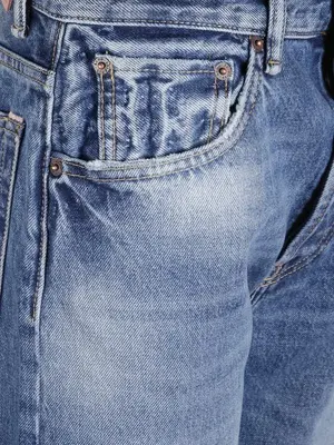 Acne Studios Distressed Wide-leg Jeans