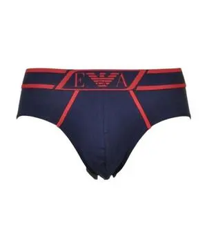Emporio Armani Logo Detail Panties - Black