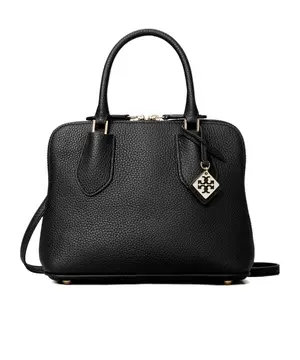 Tory Burch Logo Detailed Mini Tote Bag - Black