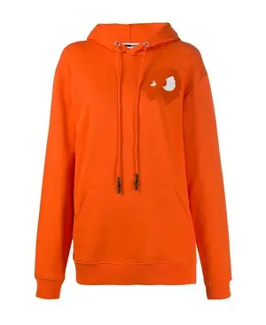 Alexander McQueen Printed Hooded Hoodie
