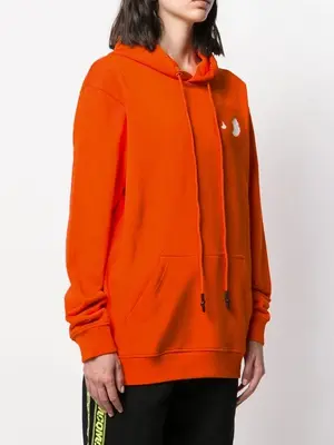 Alexander McQueen Printed Hooded Hoodie