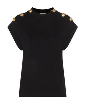 Alexander McQueen Embellished T-shirt - Black