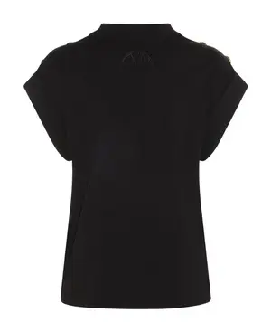 Alexander McQueen Embellished T-shirt - Black
