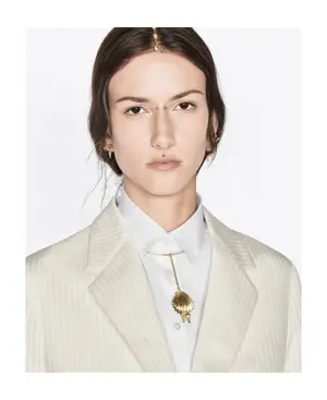 Dior Gold Logo Necklace
