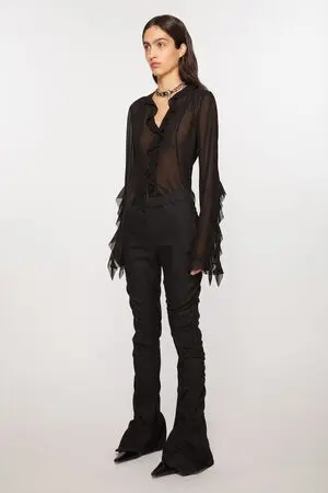 Acne Studios Mid-waist Flared Trousers