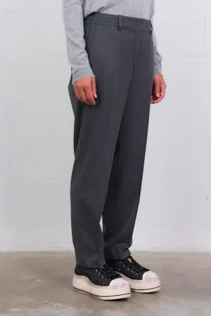 Seventy Mid-rise Elasticated Waistband Cigarette Cut Trousers