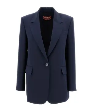 Max Mara Flap-pockets Blazer - Black
