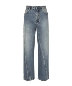 Alaïa Twisted Seam Straight Leg Jeans