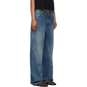 Alaïa Twisted Seam Straight Leg Jeans