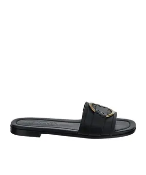Moncler Bell Slip-on Slides With Logo Detail