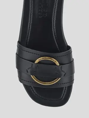 Moncler Bell Slip-on Slides With Logo Detail