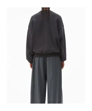 Alexander Wang Logo Embossed Ribbed-knit Jumper