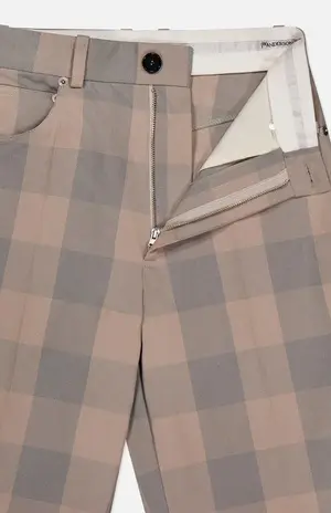 J.W.ANDERSON Cropped Checked Trousers