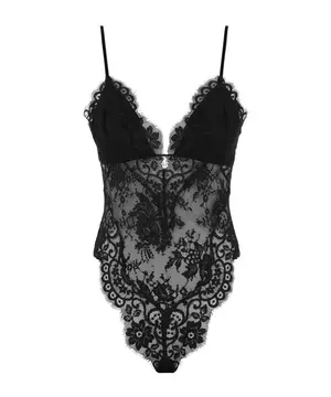 Zimmermann Lace Jumpsuit With Adjustable Straps - Black