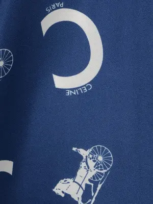 Celine Scout Shirt In Silk Twill - No