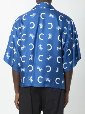 Celine Scout Shirt In Silk Twill - No