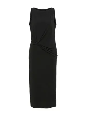 Jacquemus Twist Detailed Long Dress