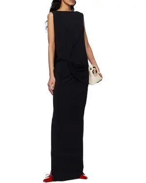 Jacquemus Twist Detailed Long Dress