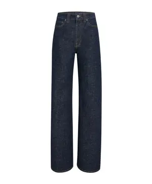 Khaite Dane High Waisted Wide-leg Jeans