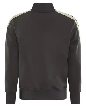 Palm Angels Stripe Detail Track Jacket - Grey