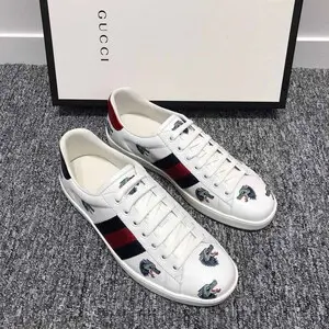 Gucci Ace Wolf Printed Skate Sneakers