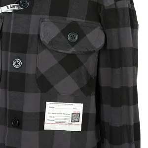 Mihara Yasuhiro Checked Long Sleeve Jacket - Black