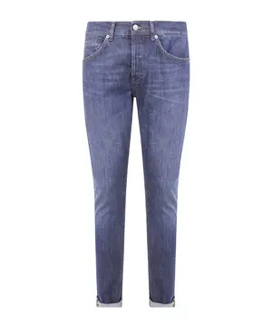 DONDUP Cuffed Denim Jeans - Blue