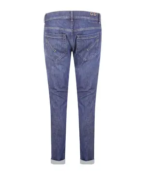 DONDUP Cuffed Denim Jeans - Blue
