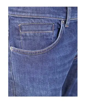 DONDUP Cuffed Denim Jeans - Blue
