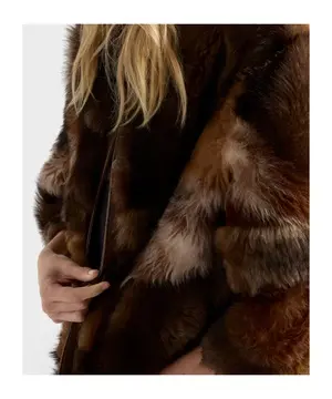 Prada Patchwork Long Coat