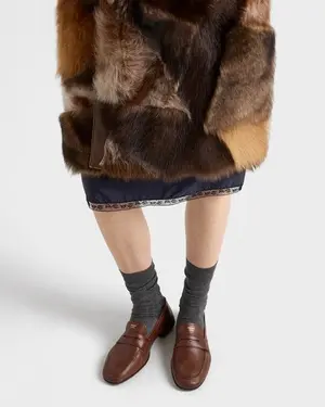 Prada Patchwork Long Coat