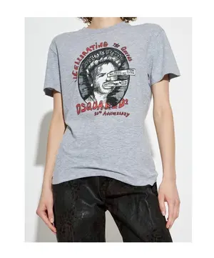 Dsquared2 Graphic Printed Crewneck T-shirt