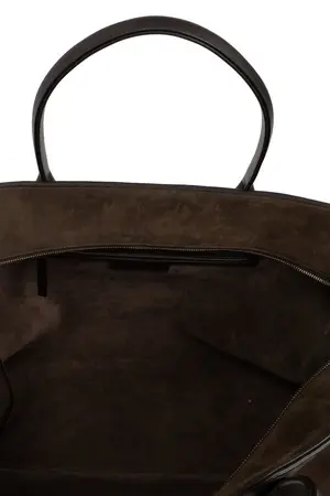 Bottega Veneta Large Zipped Cabat Tote - Brown