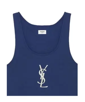 Saint Laurent Cassandre Sleeveless Tank Top