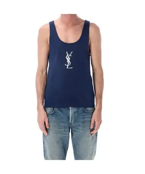 Saint Laurent Cassandre Sleeveless Tank Top