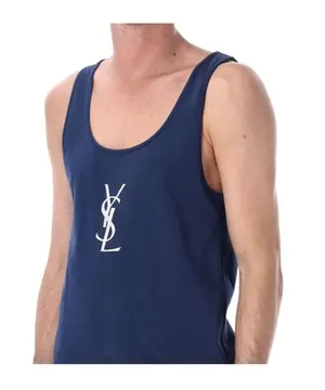 Saint Laurent Cassandre Sleeveless Tank Top