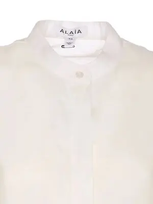 Alaïa Band Collar Blouse