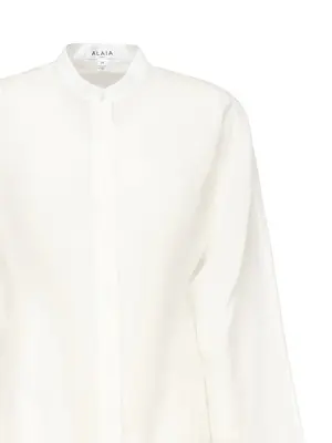 Alaïa Band Collar Blouse