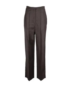 Women's High Waist Wool Pants