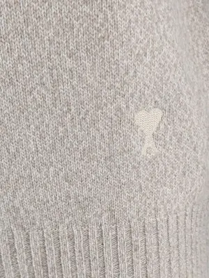 AMI Paris De Coeur Roll Neck Knitted Jumper