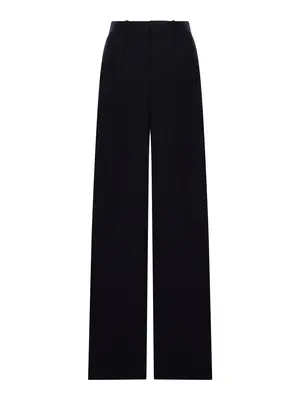 Saint Laurent High Waist Wide Leg Trousers