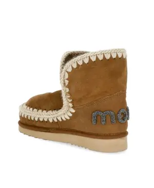 Mou Eskimo 18 Contrast Stitched Ankle Boots - Brown