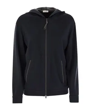 Brunello Cucinelli Zip-up Hoodie - Dark