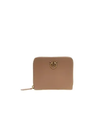 Pinko Logo Plaque Zip-around Wallet - Brown