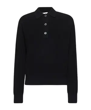 Studio Nicholson Chesapeake Long Sleeve Polo Top