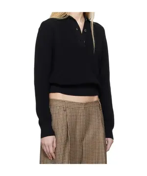 Studio Nicholson Chesapeake Long Sleeve Polo Top